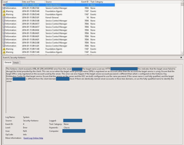 KRB_AP_ERR_MODIFIED Event ID 4 - Hakan Uzuner