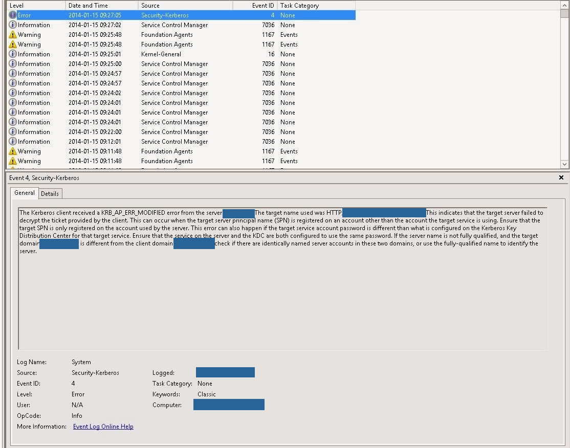 KRB_AP_ERR_MODIFIED Event ID 4 - Hakan Uzuner